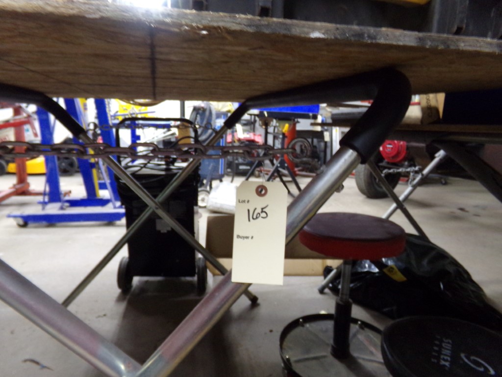 Folding Body Panel Work Stand and Temp Table Top | Proxibid