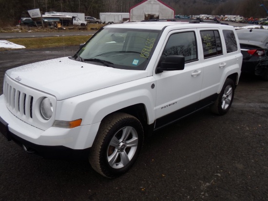 2015 Jeep Patriot Trail Rated 4x4, White, 159,635 Miles, VIN ...