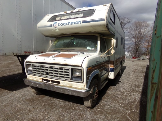 1982 Coachman / Ford Econoline Motor Home, Gas, Auto, 99,356 Miles, VIN ...
