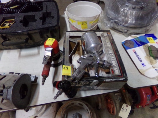 Paint Gun (HVLP), Random Orbit Sander & Dust Mask, Etc. | Heavy ...