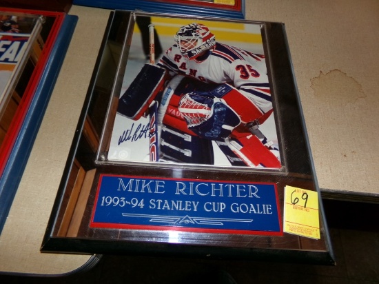 Mike Richter NY Rangers 1993-1994 Stanley Cup Goalie Mirror | Art ...