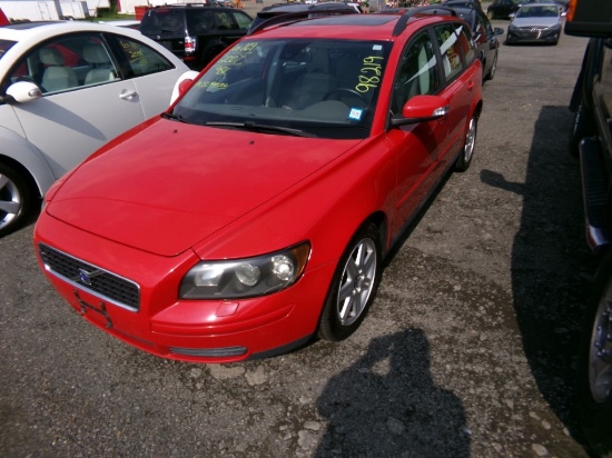2007 Volvo V50 2.4i Red, Leather, Sunroof, 98,219 Miles, VIN ...