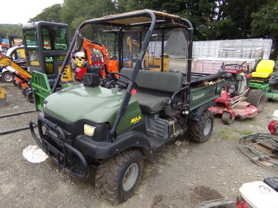 Kawasaki Mule 3010 4wd Side-By-Side UTV, Gas, 962 Hours, Poly Roof And ...