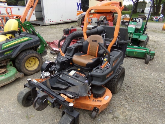 Scag Patriot Commercial Zero Turn w/52'' Deck, Power Bagger, 23.5 HP ...