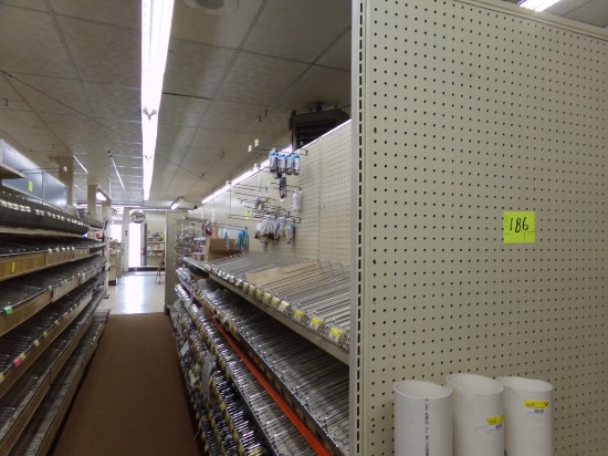 (7) Sections Lozier Store Displays, 48'' + 36'', Includes Hooks and ...