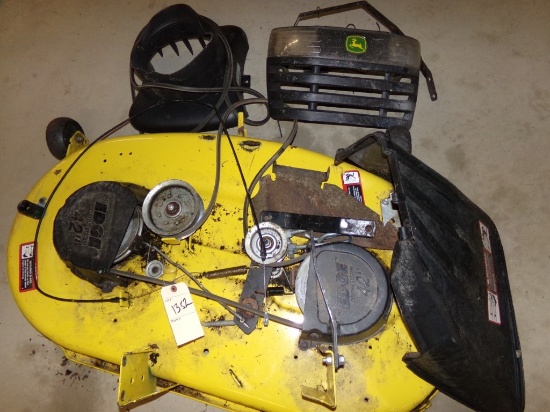 John Deere 42'' Mower Deck & Body Parts (1352) | Heavy Construction ...