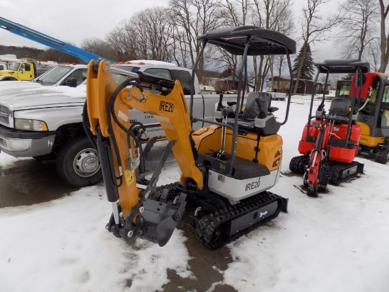 New IRE 20 Mini Excavator, Kubota Dsl., Side Controls, Canopy, 16 ...