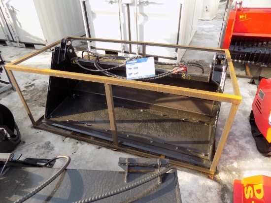 New Agrotk 4-In-1 Hydraulic 75'' Bucket For SSL | Heavy Construction ...