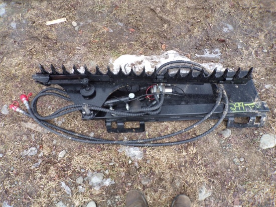 New Attach Hydraulic Skid Steer Hedge Trimmer Model AT D-LLJ | Heavy ...