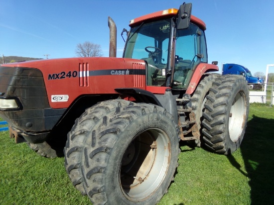 Case IH MX240 Tractor, Magnum Engine, Duals Front & Rear, 4 SetsHyd ...