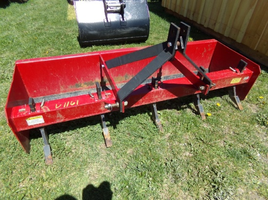 LMC 3pt Box Blade 6' Wide, Red (5117) | Heavy Construction Equipment ...