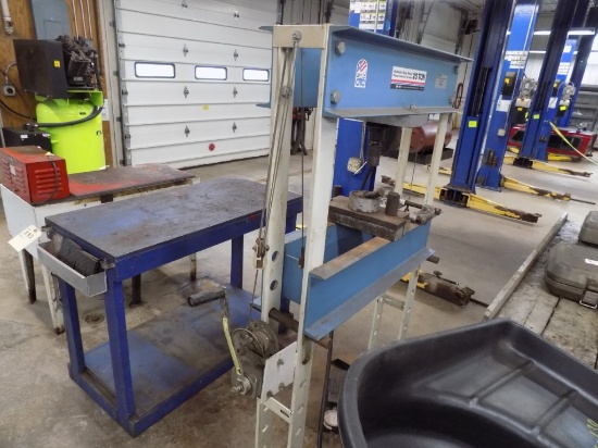 OTC 25-Ton Hydraulic Shop Press w/Foot Control | Online Auctions | Proxibid