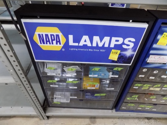 Napa Lamps Retail Display with Small Amount of Bulbs | Online Auctions ...