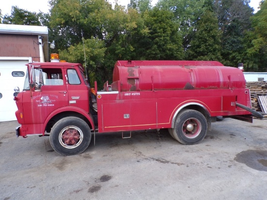 1978 GMC 6500 V-Eight Retired Fire Tanker Truck, 2200 Gal., 427 Gas ...