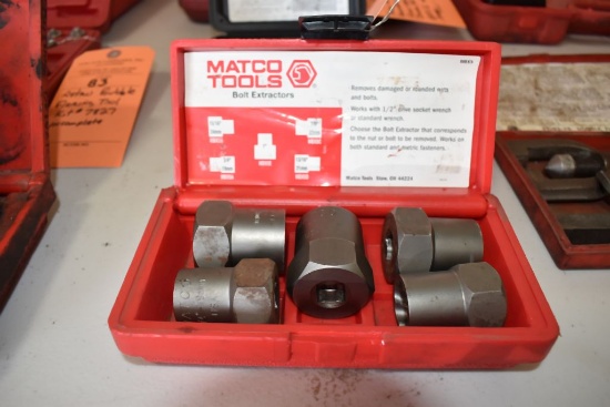 MATCO FIVE PIECE BOLT EXTRACTOR SET, 3/4"-1" | Online Auctions | Proxibid