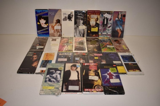 Rare Lot of 25 CD Long Boxes COMPLETE, Paul Simon, Tori Amos, Kenny ...
