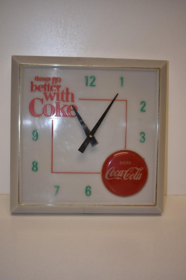 "Things Go Better with Coke" Vintage Coca-Cola Embossed Plastic ...