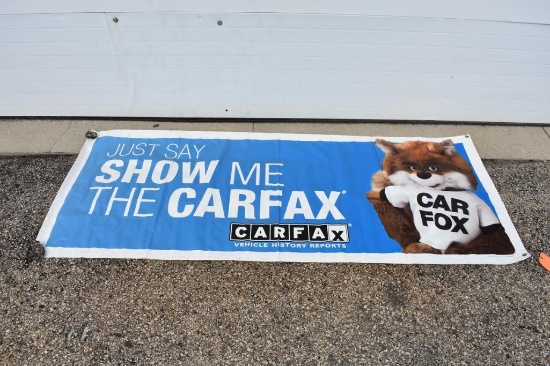 VINTAGE CARFAX VINYL POSTER DEALER STOCK | Online Auctions | Proxibid