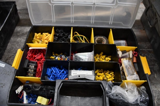 ELECTRICAL CONNECTORS IN 15 UNIT PLASTIC STANLEY ORGANIZER | Online ...