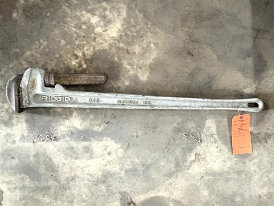 RIDGID HEAVY DUTY ALUMINUM 48" PIPE WRENCH | Heavy Construction ...
