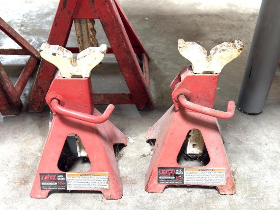 (2) NORCO JACK STANDS 3-TON CAPACITY, MODEL 8100AC | Industrial ...