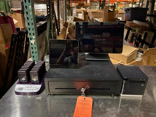 SQUARE POINT OF SALES UNIT WITH SINGLE DRAWER CASH DRAWER, MODEL A-SKU ...