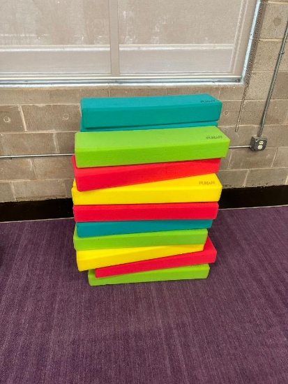 LARGE ASSORTMENT OF ACTIVITY SPONGE BLOCKS; RECTANGULAR SHAPE, 4"D X 8 ...