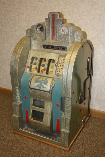 1933 MILLS WORLDS FAIR EXTRAORDINARY ANTIQUE SLOT MACHINE | Online ...