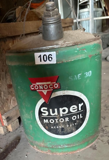 Antique conoco super motor oil | Heavy Construction Equipment Light ...