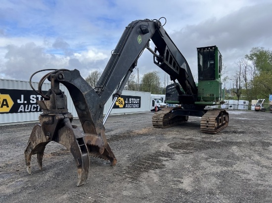 John Deere 2954D Shovel Logger w/Tong Tosser | Heavy Construction ...