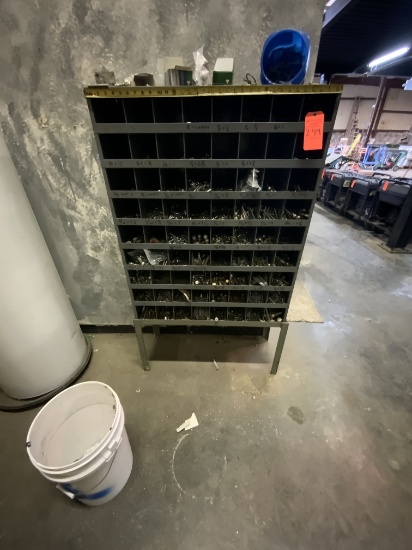 Lot of Hardware Nut Bolt Holder w/ Hardware | Online Auctions | Proxibid