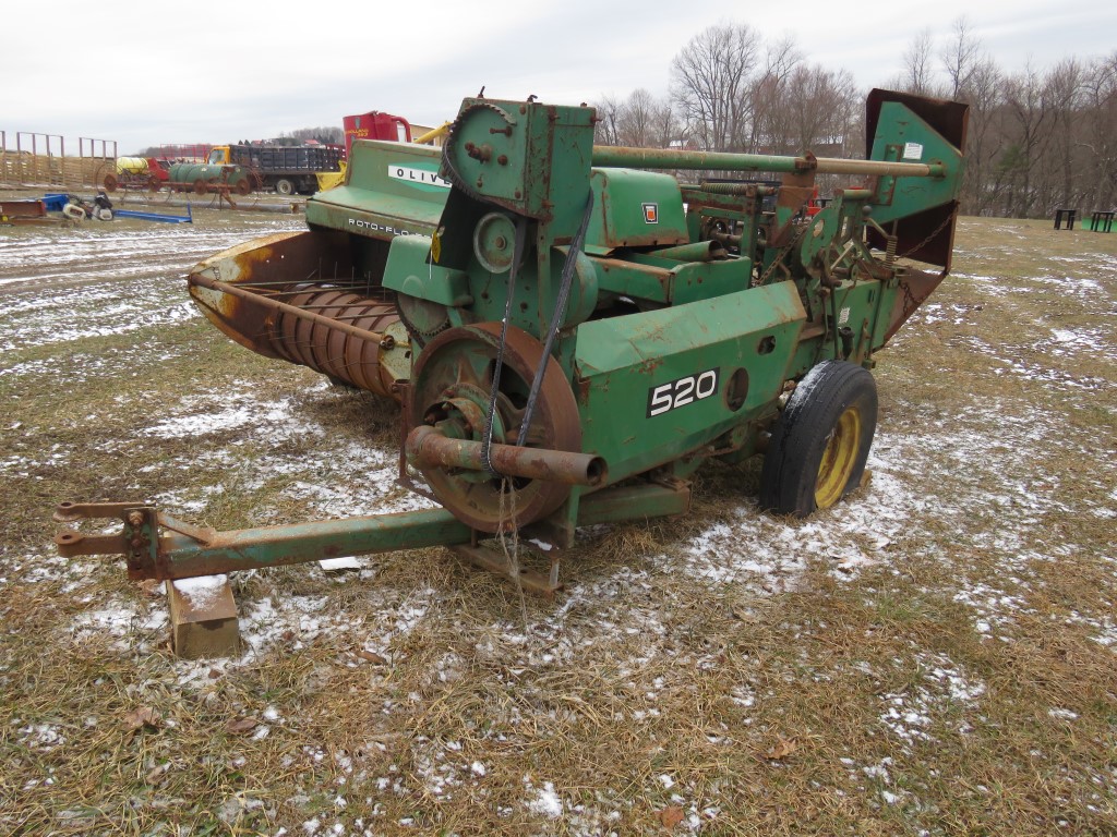 Oliver Hay Baler First HAY Cutting ‘24 Oliver 1650 And Hesston 1120