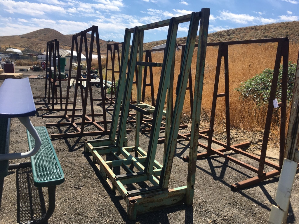 30in x 7ft x 7ft Steel Rack. | Proxibid