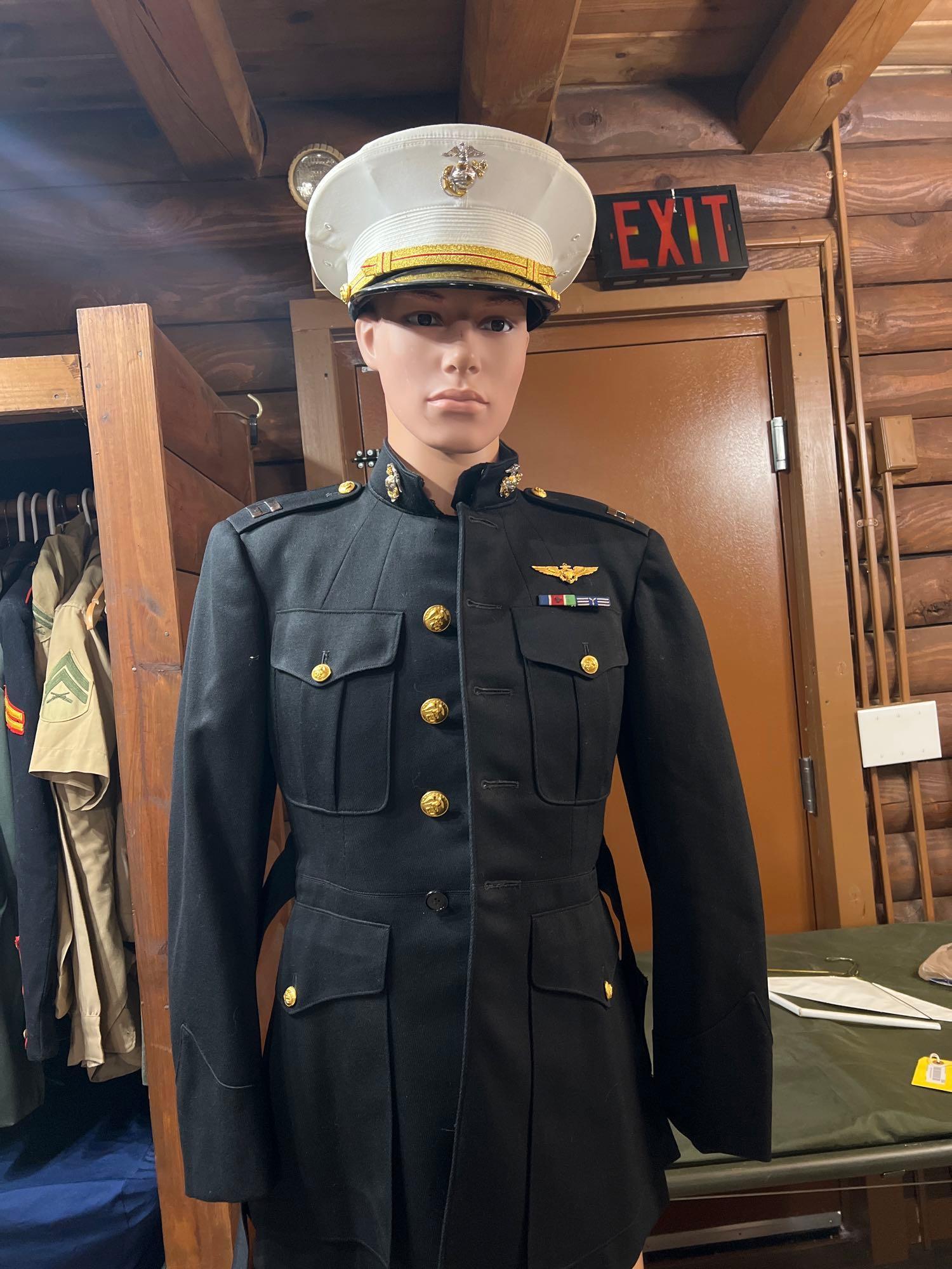 Vintage USMC Jacket and Hat | Proxibid Vintage USMC Jacket and Hat | Proxibid