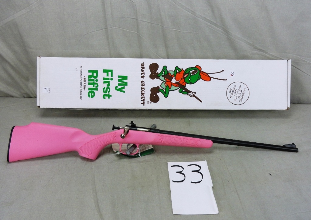 Pink 22 Rifle Cricket