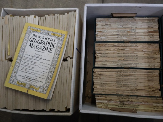 Two Boxes of National Geographics | Online Auctions | Proxibid