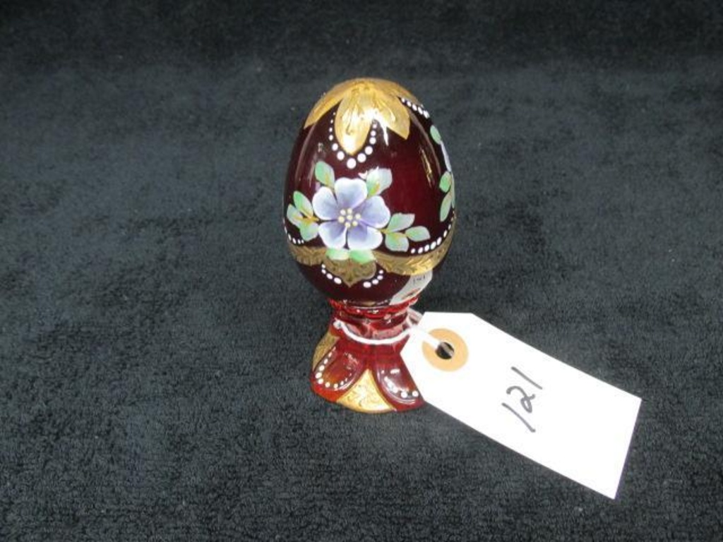 Antique Blown Glass Eggs