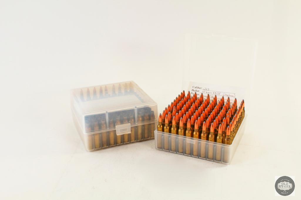 Two Reloading Boxes - 1 Full 100 RNDS .223 Rem | Proxibid