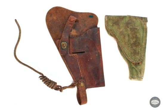 Pair of Holsters - US M3 1911 Shoulder Holster - Canvas Small Pistol ...