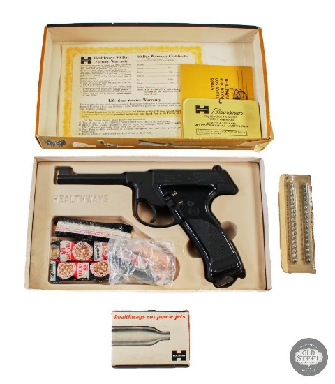 Healthways Automatic CO2 Powered Air-Pistol with CO2 Cartridges | Guns ...