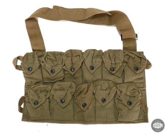U.S. WWI BAR (Browning Automatic Rifle) Magazine Belt / Bandolier ...