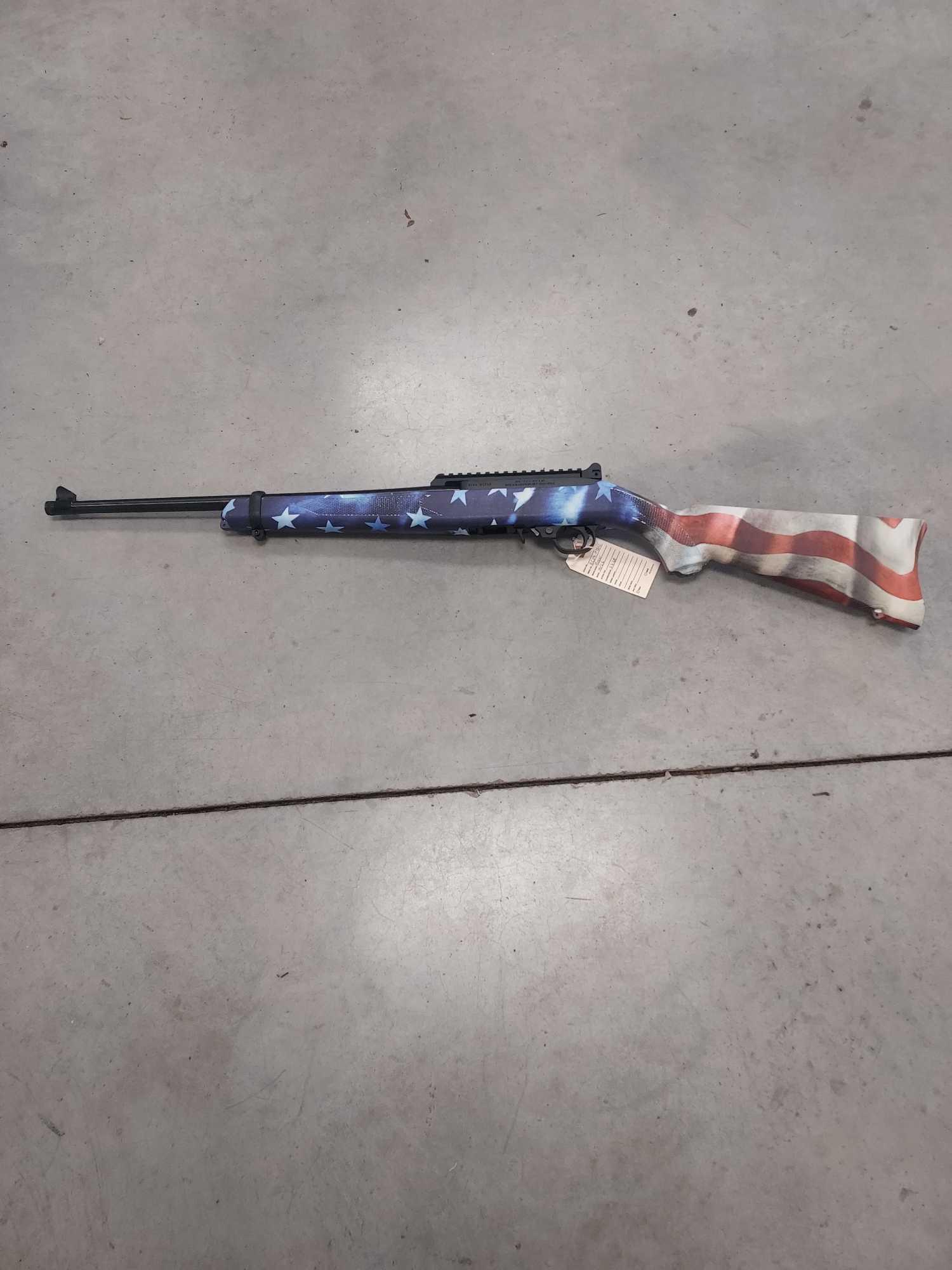 Ruger 22LR model10/22 Flag Wrapped Gun Stock Nice | Proxibid