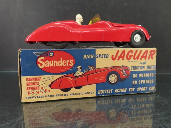 Saunders Jaguar Friction Car with Box | Online Auctions | Proxibid