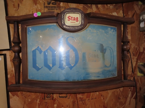Stag Beer Lighted Sign | Online Auctions | Proxibid