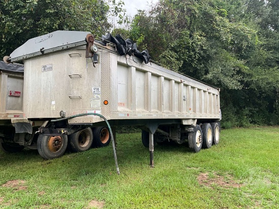 2004 TRAVIS BODY & TRAILER, INC. S/96 END DUMP TRAILER 30' ALUMINUM ...