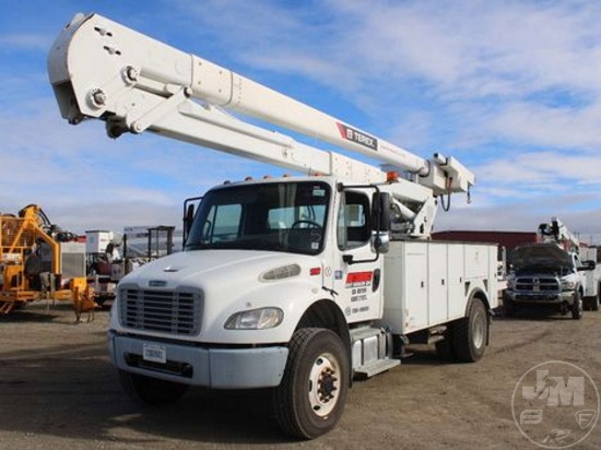 2015 FREIGHTLINER M2 4X4 MATERIAL HANDLING BUCKET TRUCK TEREX HI-RANGER TC-55 VIN ...