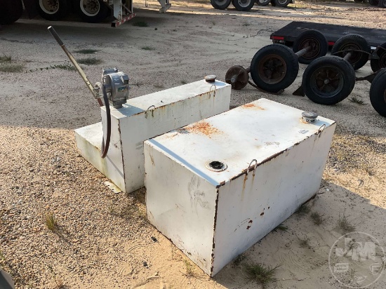 (1) STEEL RECTANGLE FUEL TANK & (1) STEEL L-SHAPED FUEL | Commercial ...