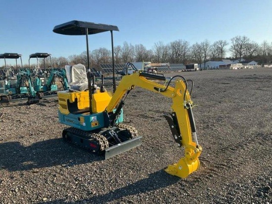 Dig Master DM100 1 Ton Mini Excavator | Heavy Construction Equipment ...