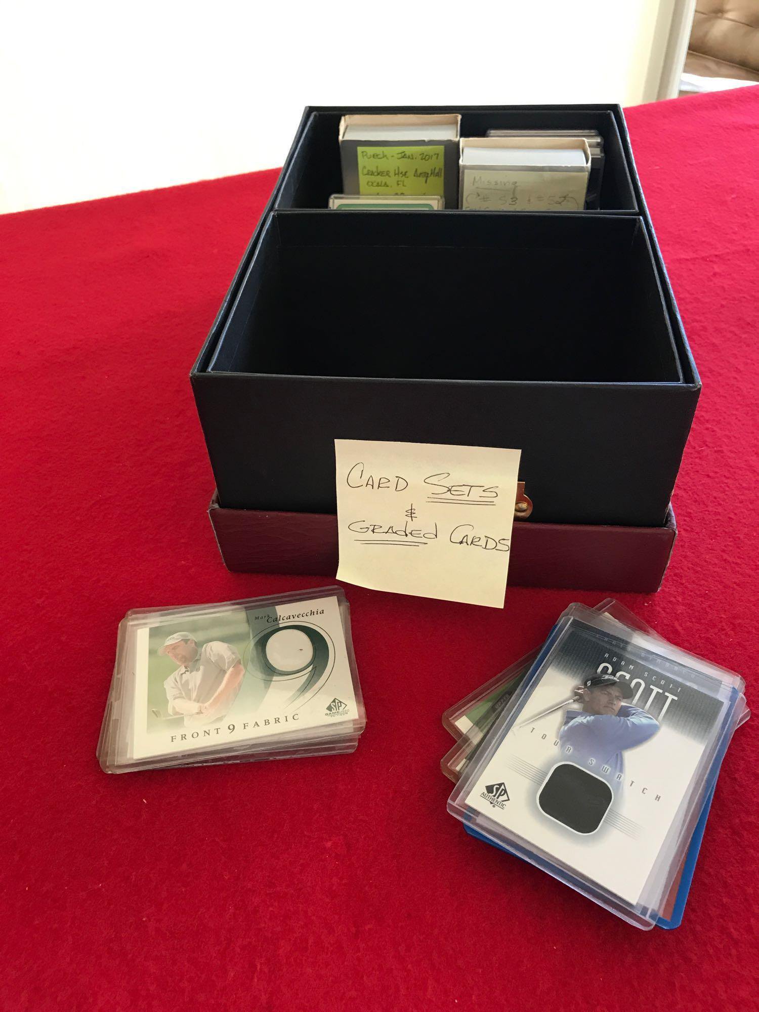 Box labelled " Card Sets & Graded Cards" | Proxibid