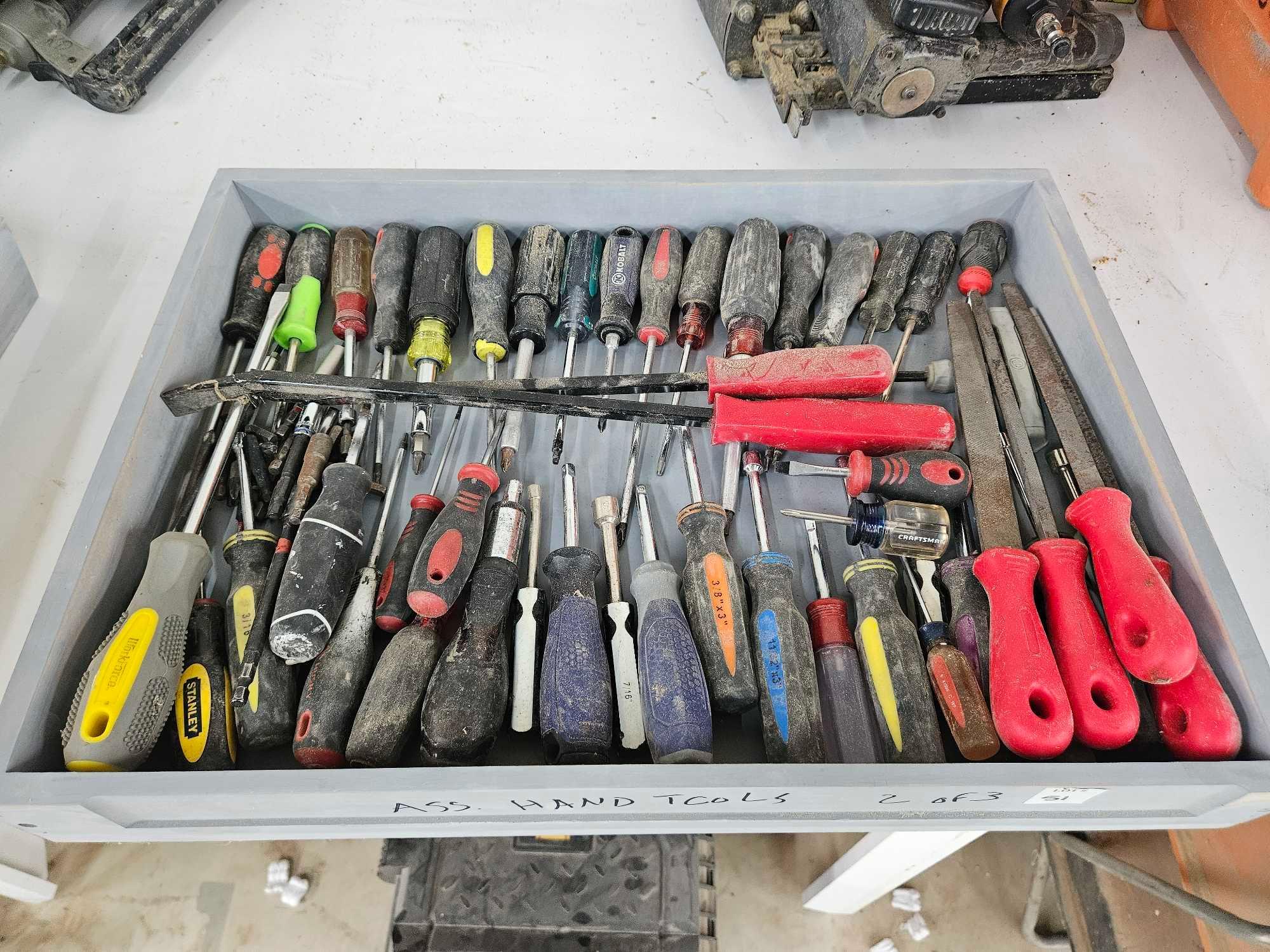 Tray of ASSORTED HAND TOOLS including Kobalt, | Proxibid